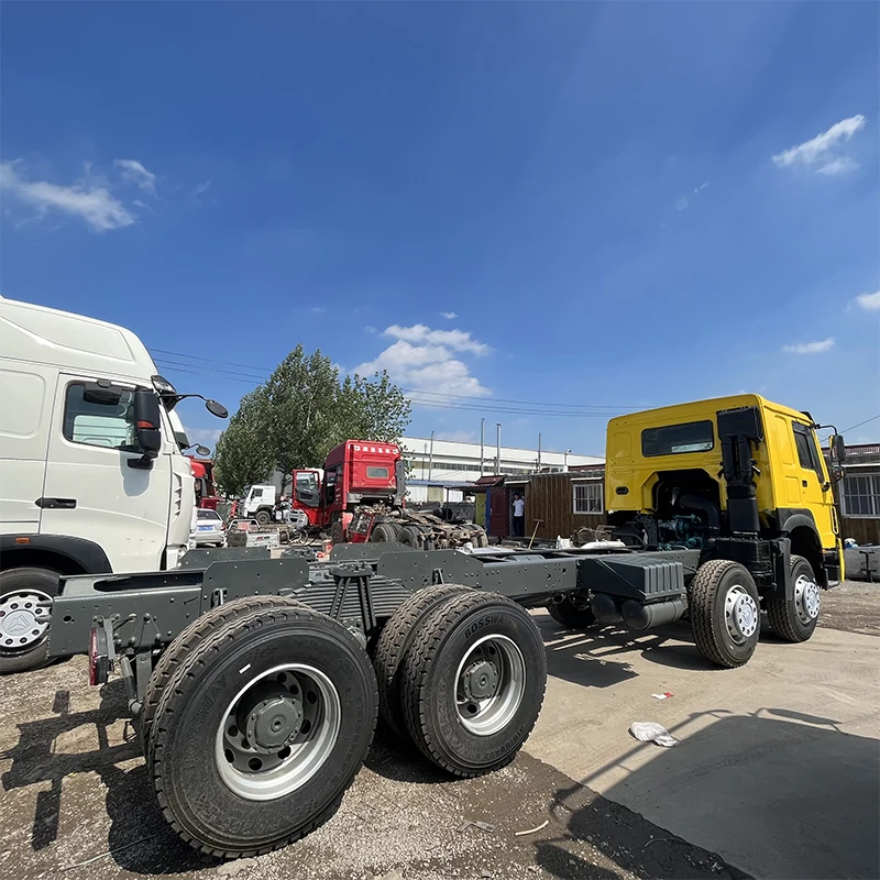 Used Sinotruk Howo Truck Chassis 8x4 12wheels Cargo Truck Chassis ...