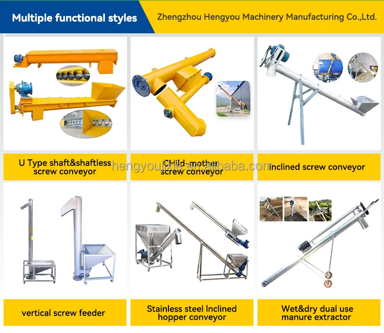 Mobile Gravity Screw Conveyor - Efficient Coal Ash Transport