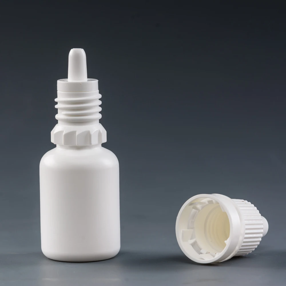 White Pe 5ml 10ml Plastic Eye Drops Container Dropper 5ml 10ml Medical ...