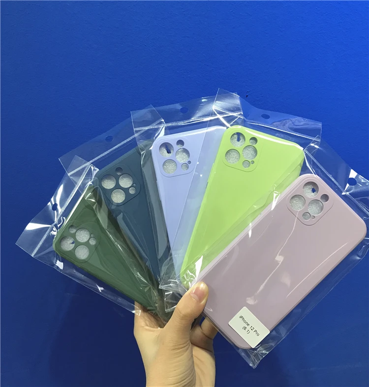 New Designer Phone Case Luxury Original Square Liquid Silicone Soft ...