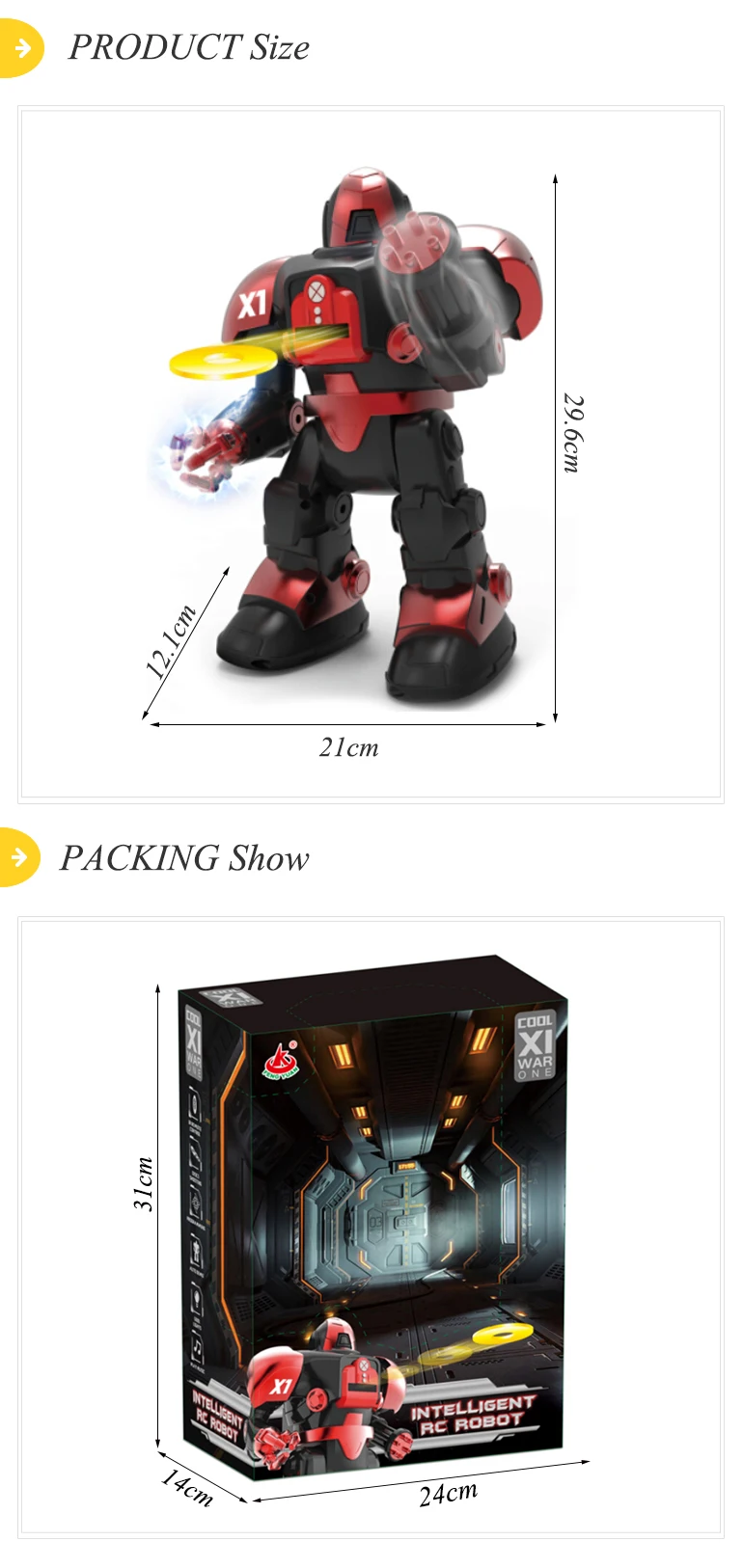 Projectile Remote Control Dancing Kids RC Fighting Robot Toy
