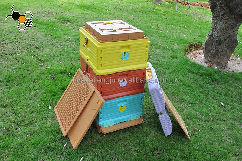 Langstroth British National Poly Bee Hive House Plastic Foam Beehives