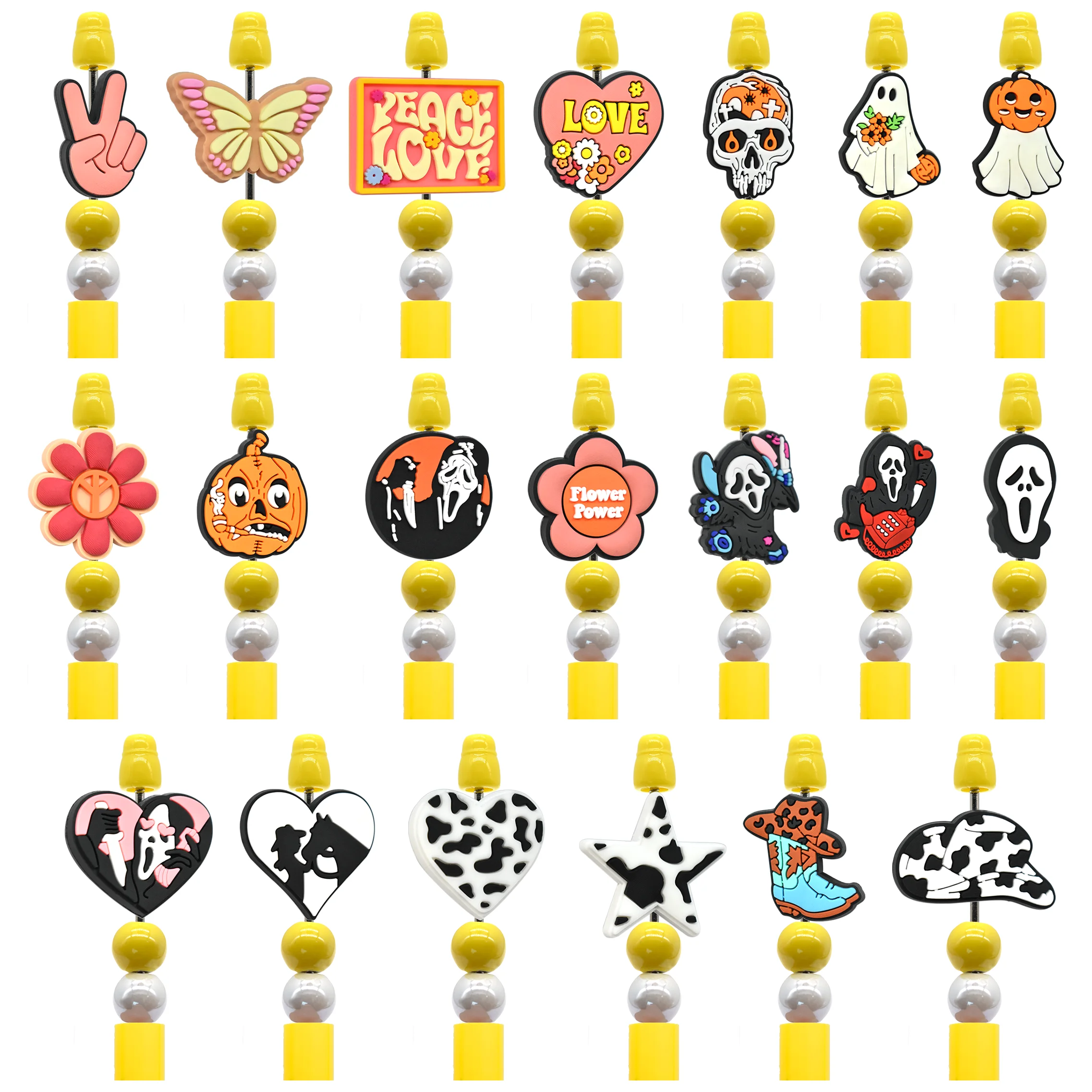 New Arrival Reasonable Silicone Focal Beads And Charms For Pen Tops ...
