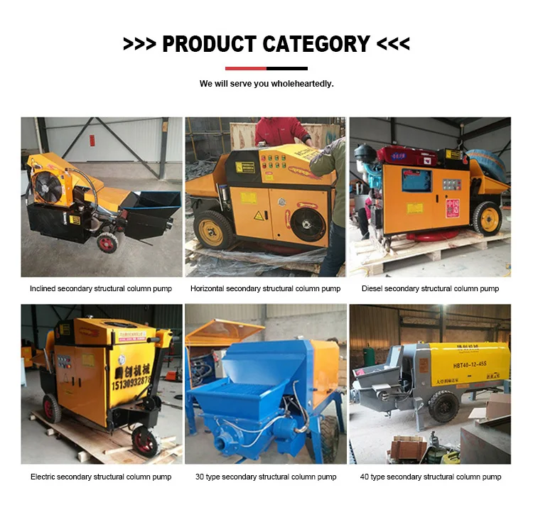 Large Aggregate Concrete Transfer Pump for Building for Bridge ...