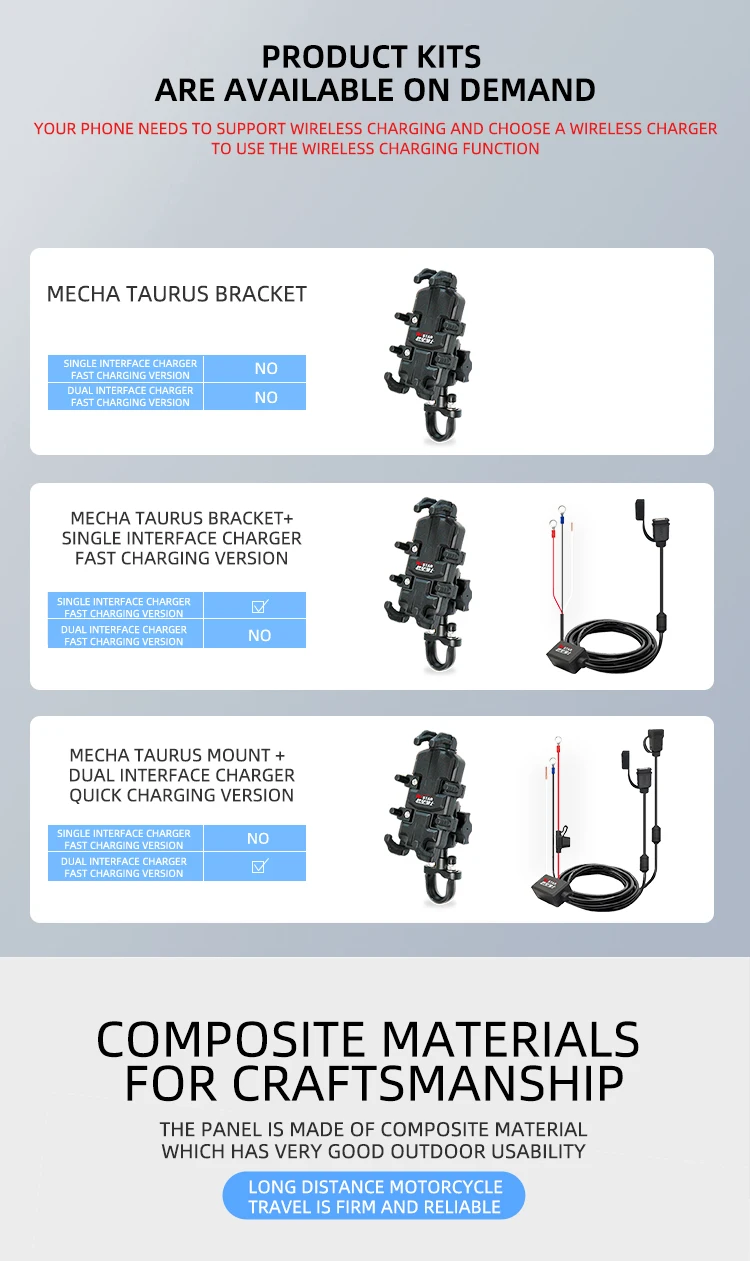 N-star Mecha Taurus Phone Holder 1 Inch Optional Base Ball Head ...