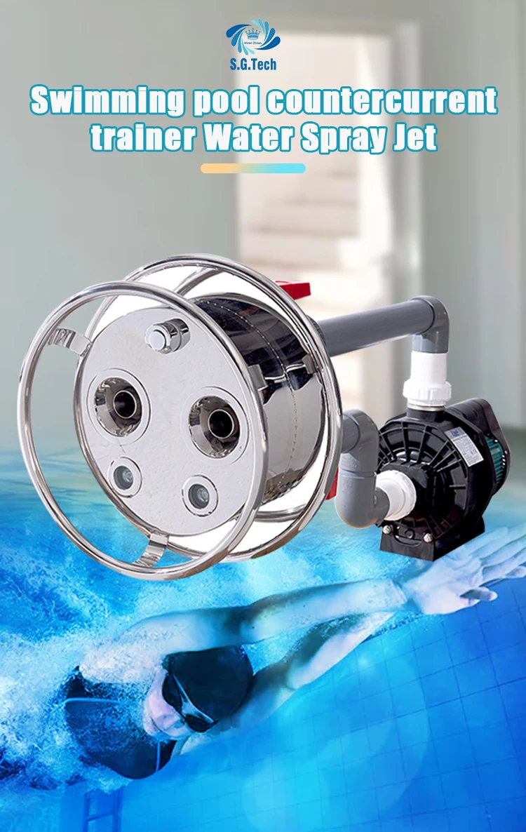 Stainless Steel Outdoor Jet Swim Counter Current Device