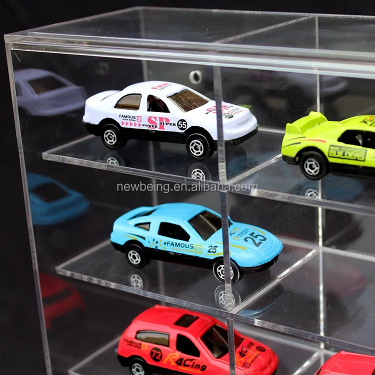 Acrylic Model Car Display Stand Cabinets for Retail Shops