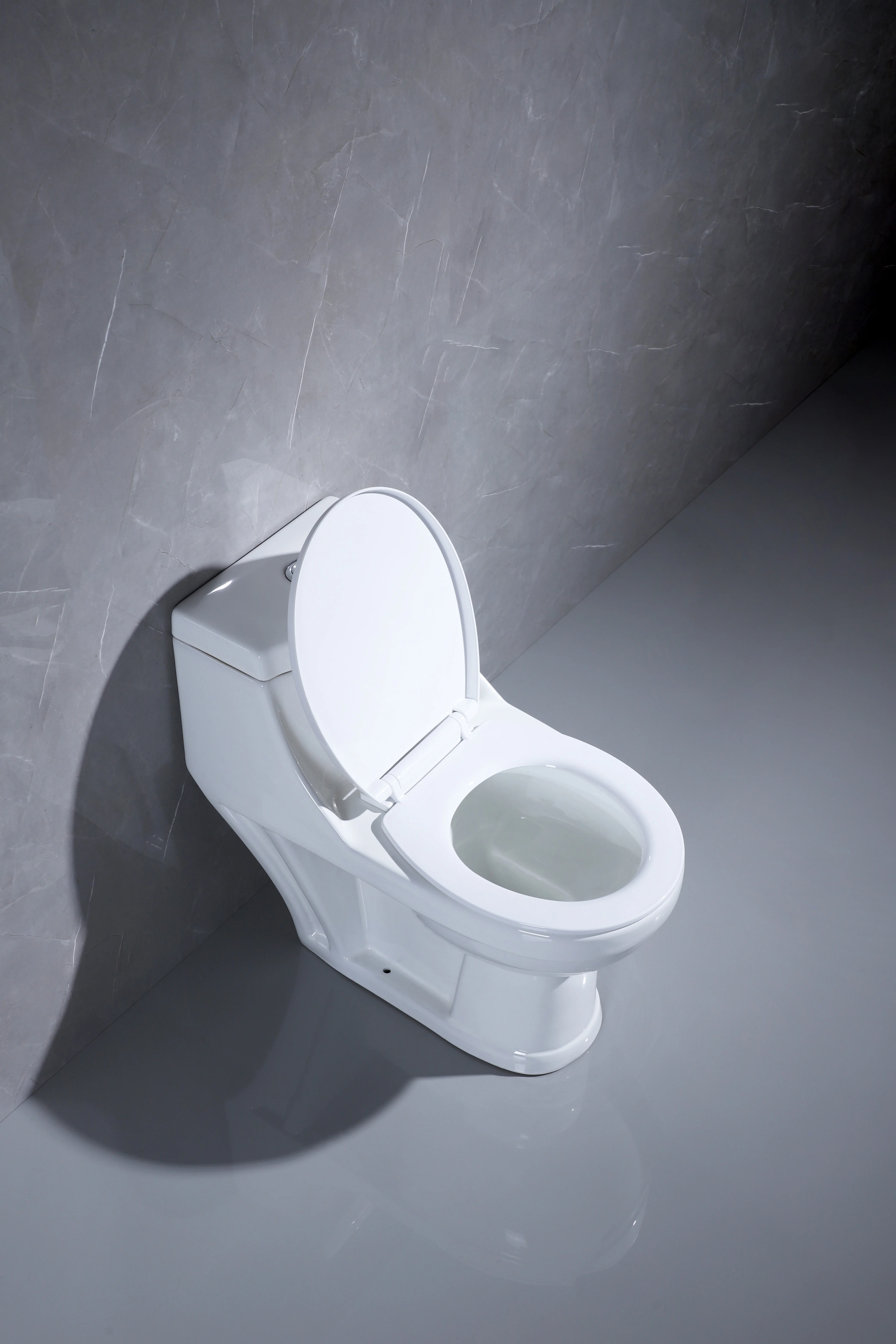 Modern One-Piece Ceramic WC with S-Trap Floor Mounted Vortex Flushing ...