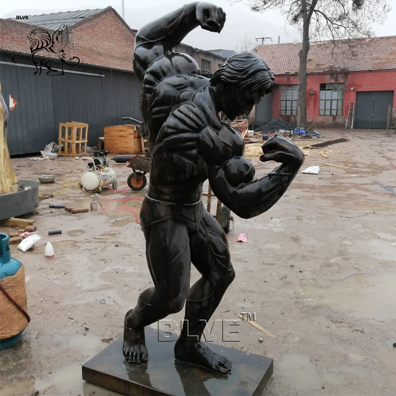 Garden Decoration Famous Modern Art Metal Gym Life Size Naked ...