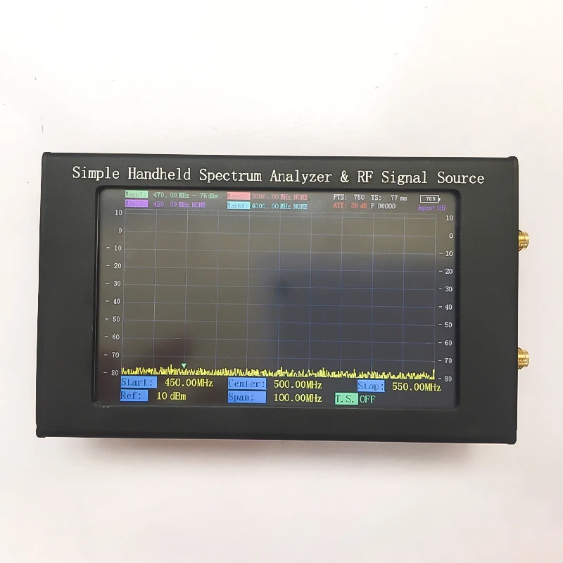 Simple Handheld Spectrometer Oscilloscope repeaters with Spectrum ...