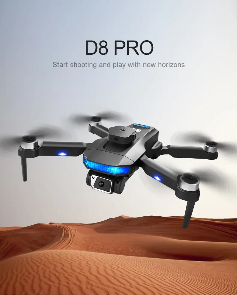 D8 PRO Obstacle Avoidance Uav Mapping Drone with 8k Camera