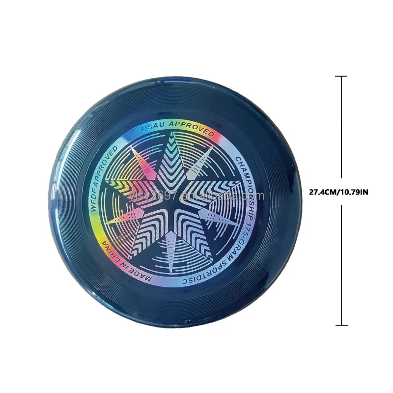 WFDF Certified 175g Flying Disc - Custom PE Plastic Sport Disc