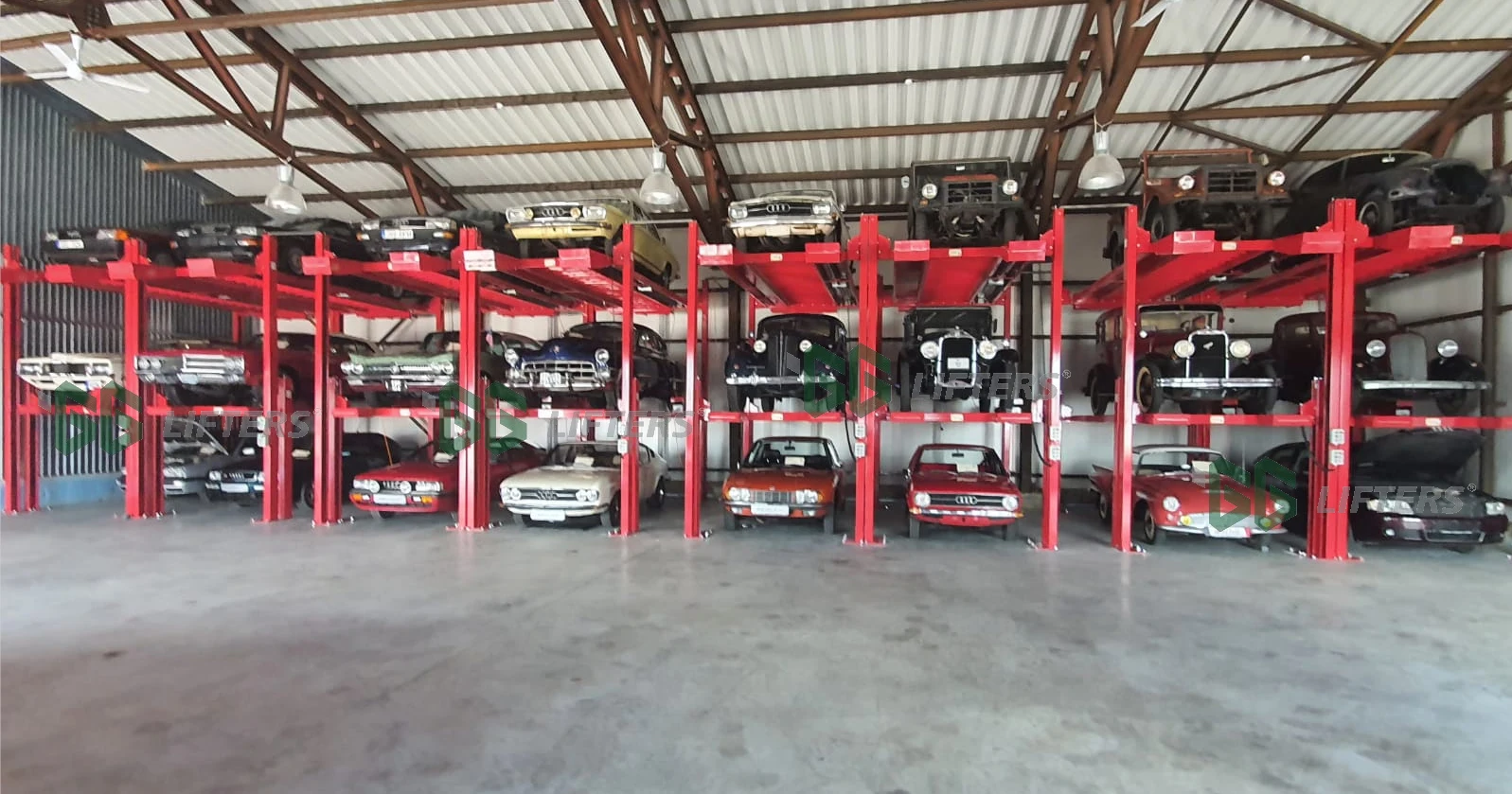 Car Triple Stacker Parking Lift Equipment - Buy Quad Stacker Car Parking Lift car Lift Stacker ...