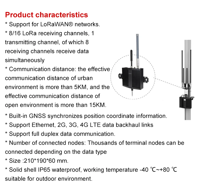 Lora Base Station - Reliable Outdoor Gateway Solutions