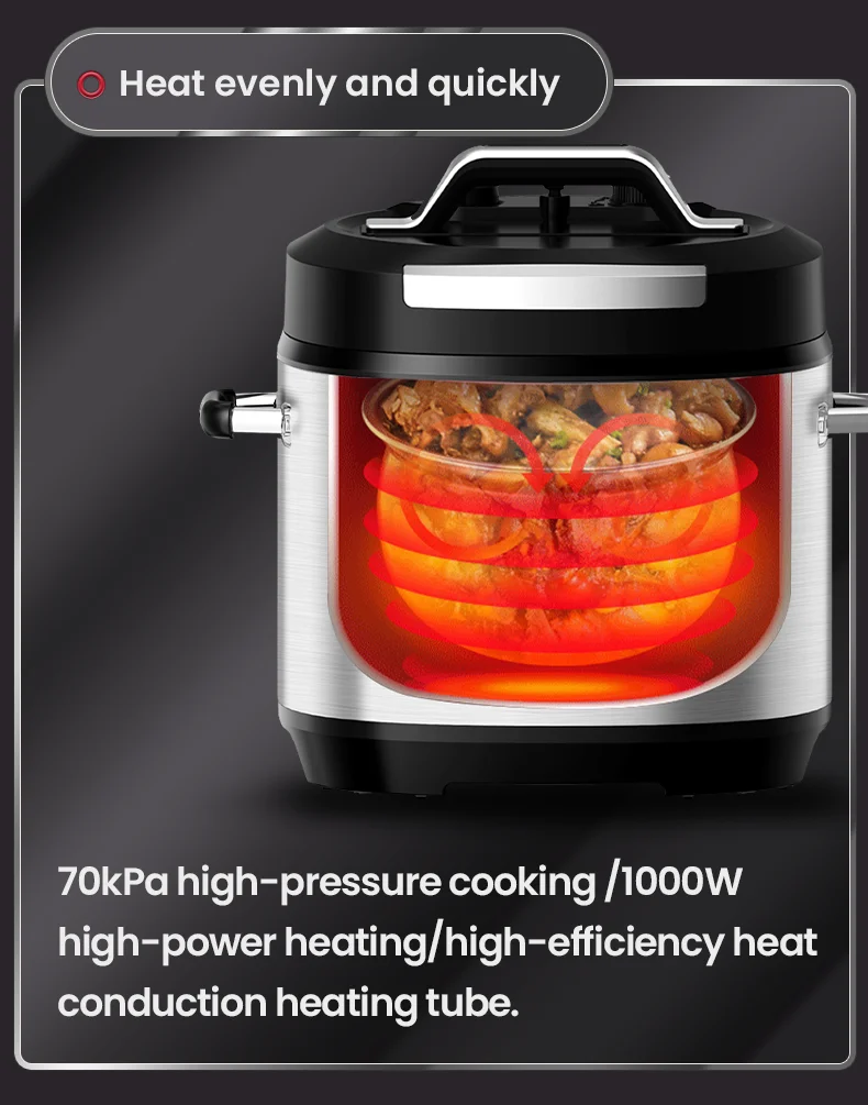 Multi-function Cooking Rice Cooker - 12-in-1 Pressure Cooker