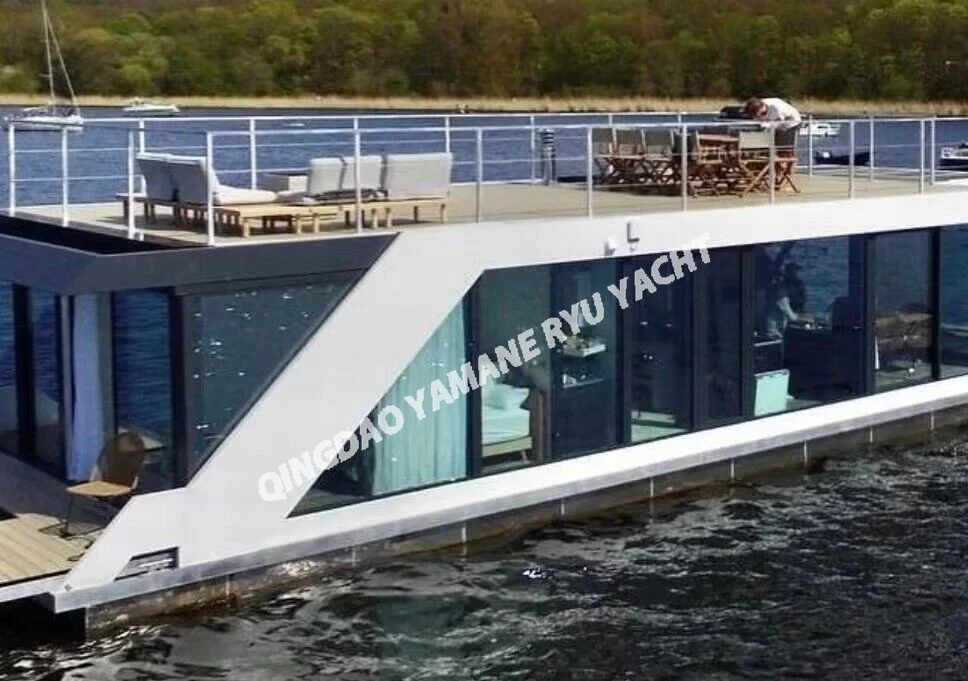 Aluminum House Boat - Durable & Versatile Fishing Vessel