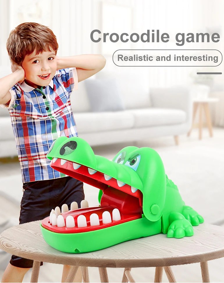 Wholesale Brinquedos Small Plastic Teeth Toys Shark Desktop Games ...