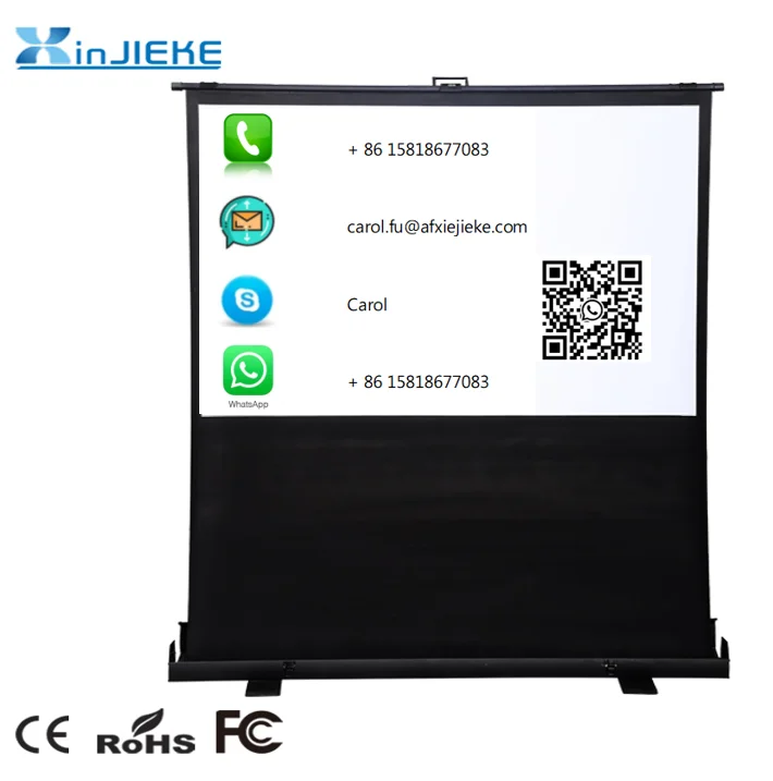 100 & 120 Inch Floor Rising Projection Screen for Projectors - OEM ...