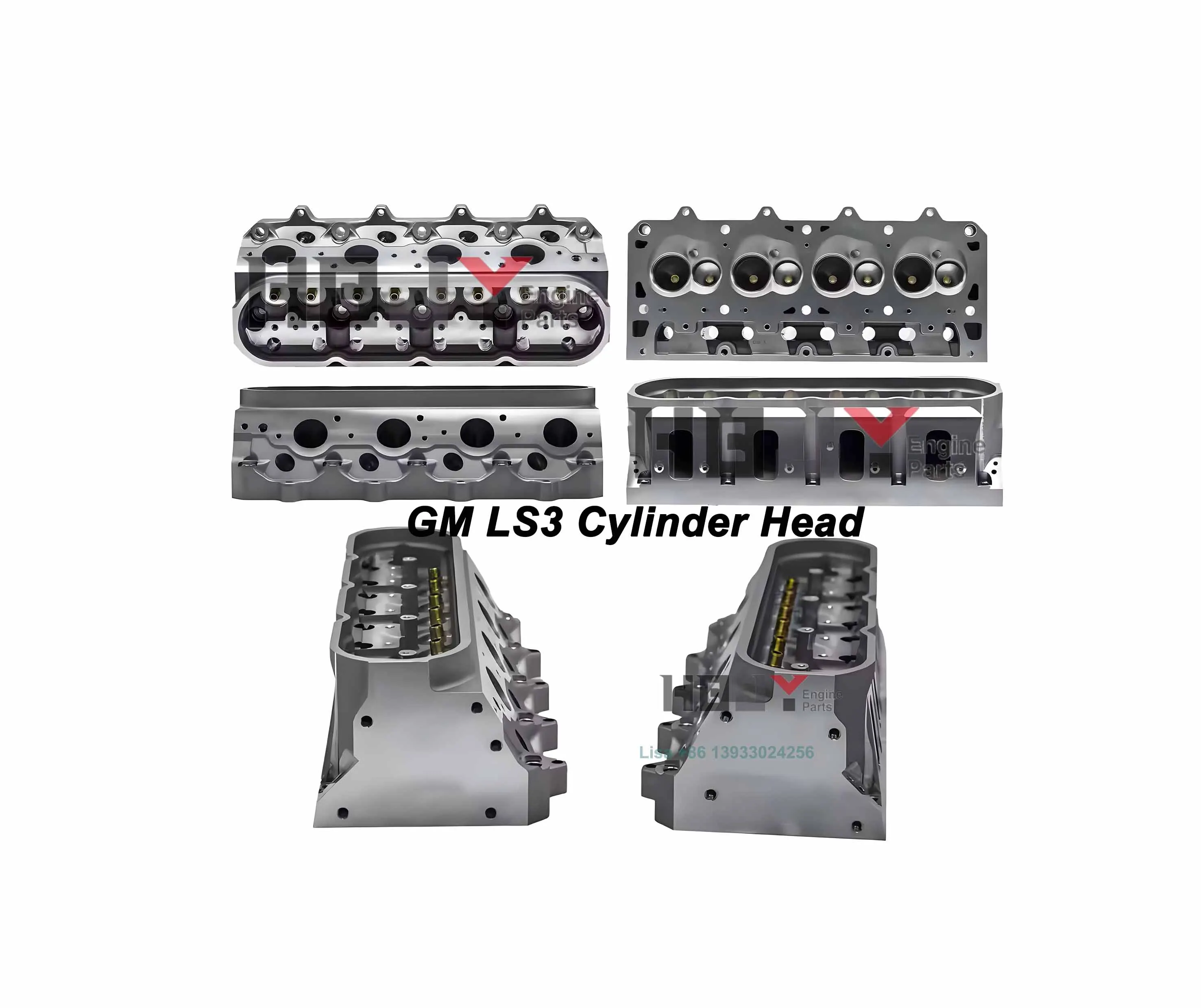 HBJY LS3 Aluminum Cylinder Heads for Complete LS3 Cylinder Head ...