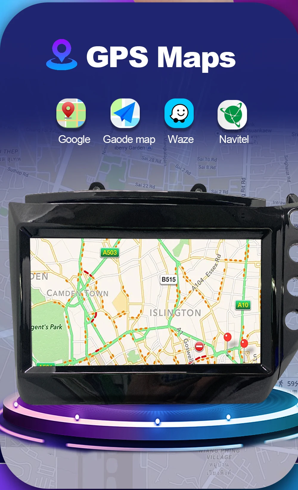 ACARNAVI Android Navigation System for Maserati GT 2007-2017