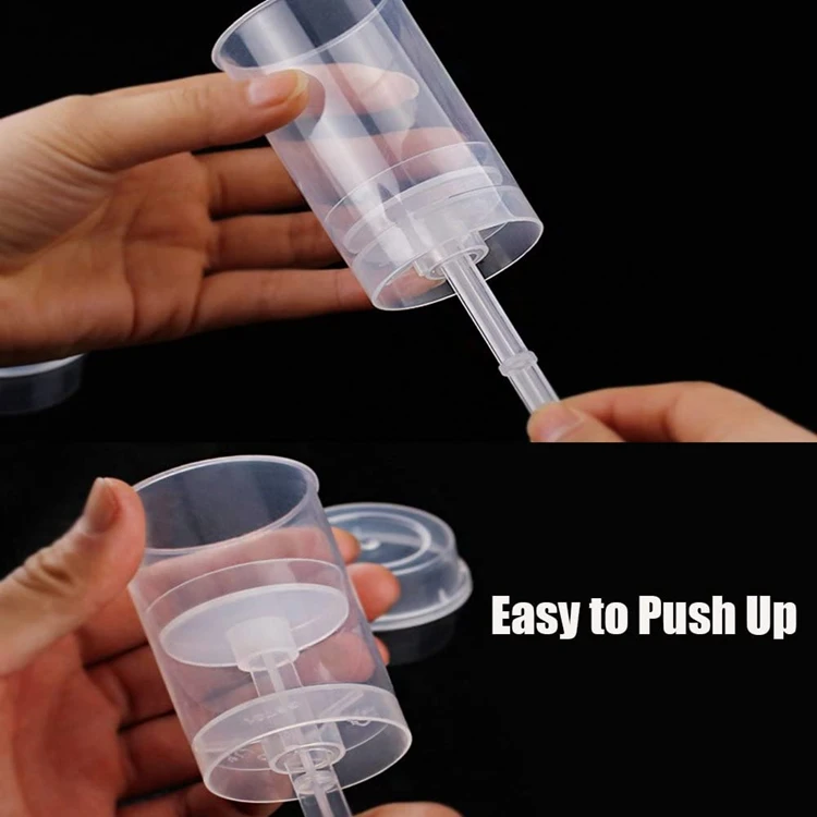 Confetti Poppers Clear Sticks Cake Pops Shooter Plastic Round Shape ...