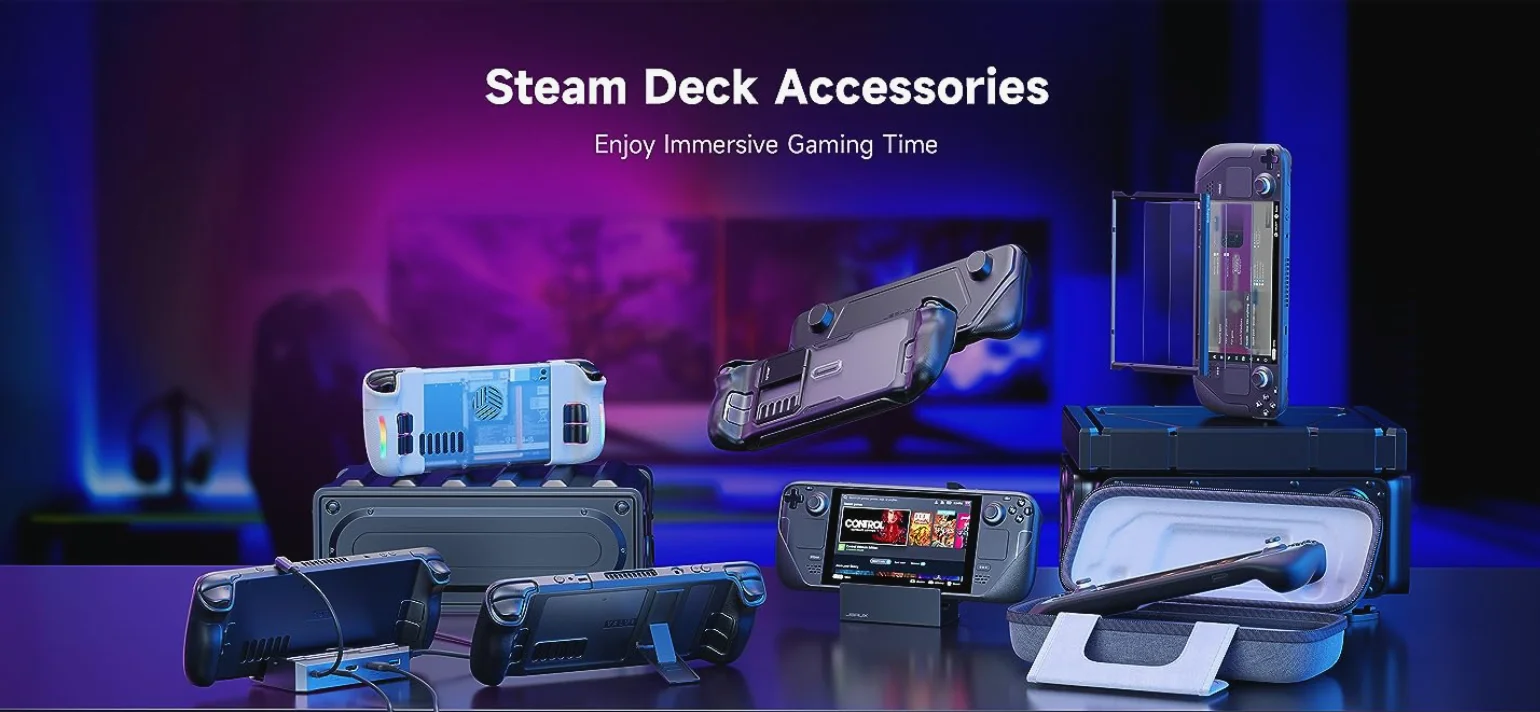 Jsaux Silicone Grip For Steam Deck - Buy Silicone Grip Case Set,Skin ...