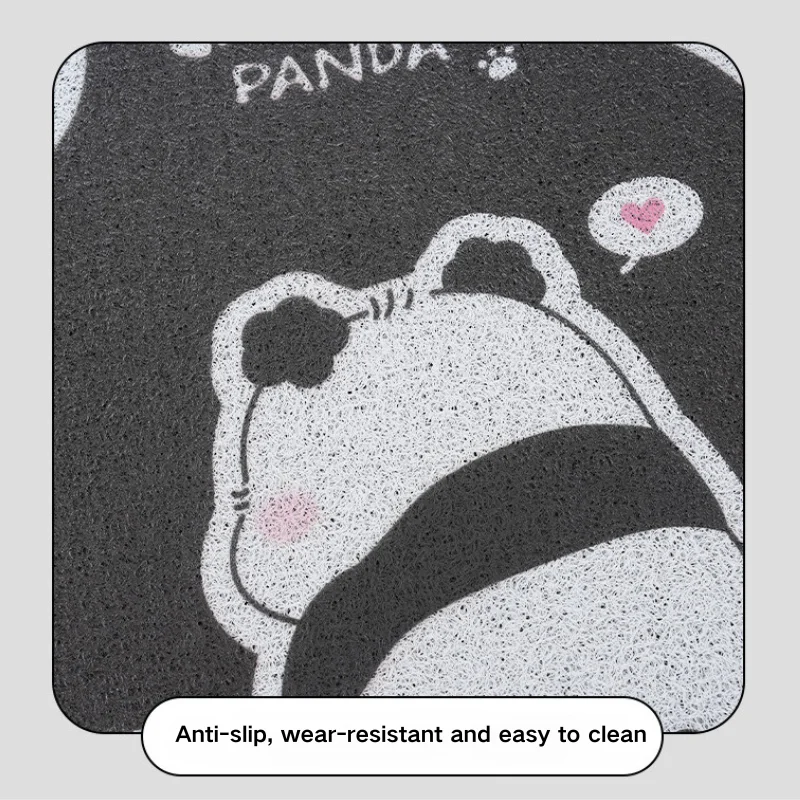 4-piece Oriental Cartoon Toy Adhesive Anti-slip Wire Loop Car Mats For ...