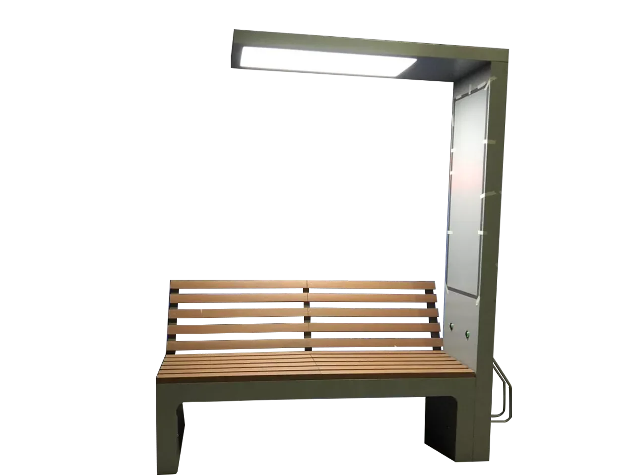 Solar Seat Outdoor USB Charging Wireless Smart Solar Powered Bench ...