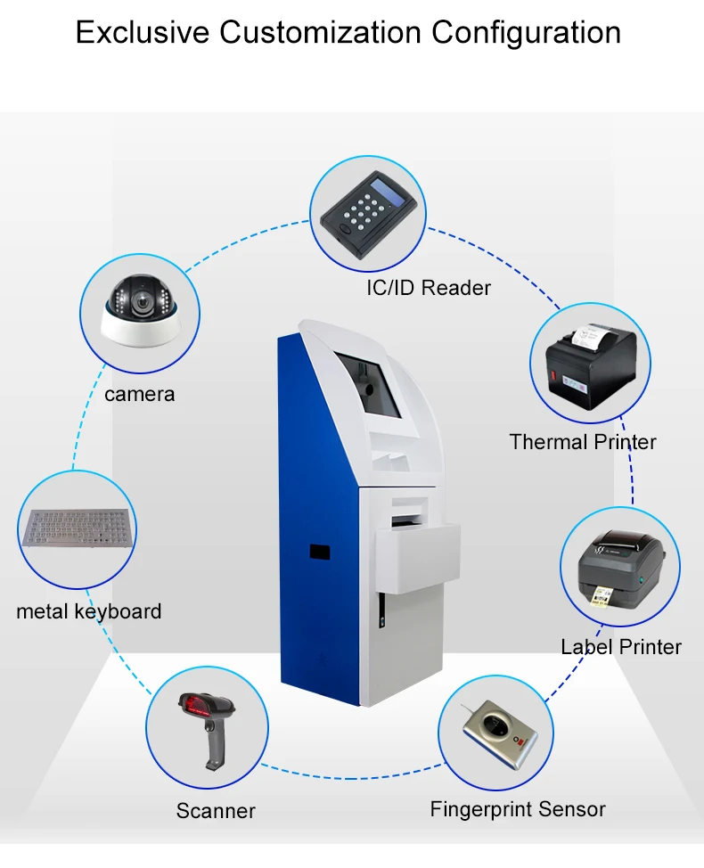 Hospital Printing Kiosk ATM Machine - Self Service Photo Printing