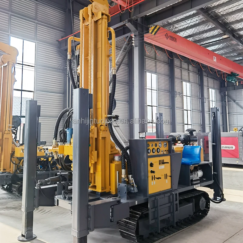 Driving 200m 230m Tricycle Three Wheels Hydraulic Water Well Drilling ...