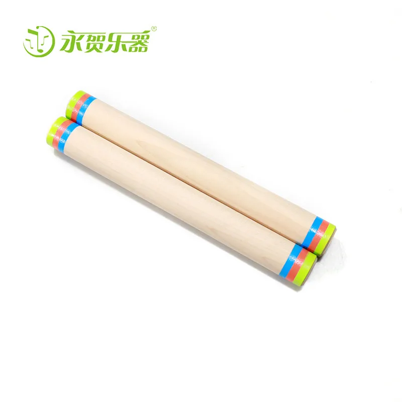 Wholesale Orff Wooden Rhythm Sticks Wooden Claves for Kids Percussion ...