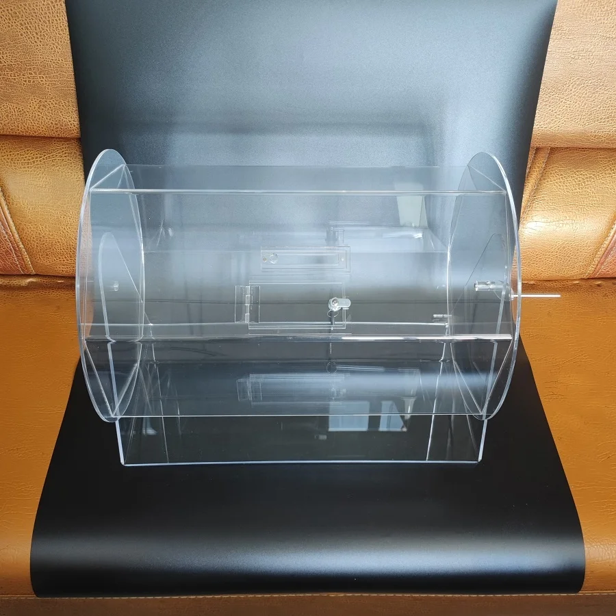 Alibaba.com: Lockable Custom Acrylic Raffle Drum, Transparent Design ...