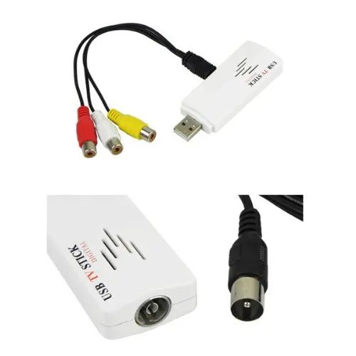 New USB Analog Mini PC TV Tuner Adapter - Digital TV Receiver for ...