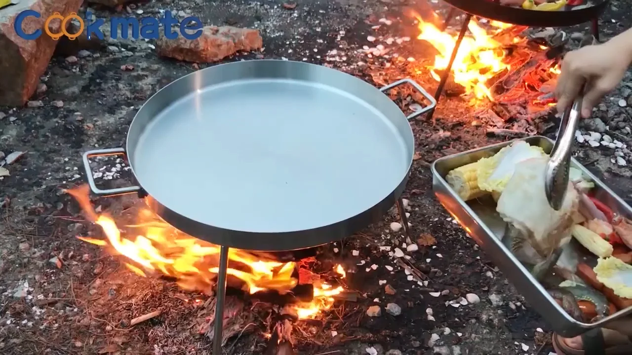 Cowboy Wok Discada Disc Cooker With Removable Legs High Heat Cooking ...