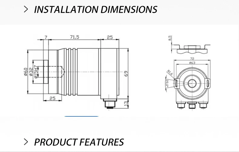 Isofu Profinet Shaft Multi-turn Absolute Value Encoder,Modularization ...