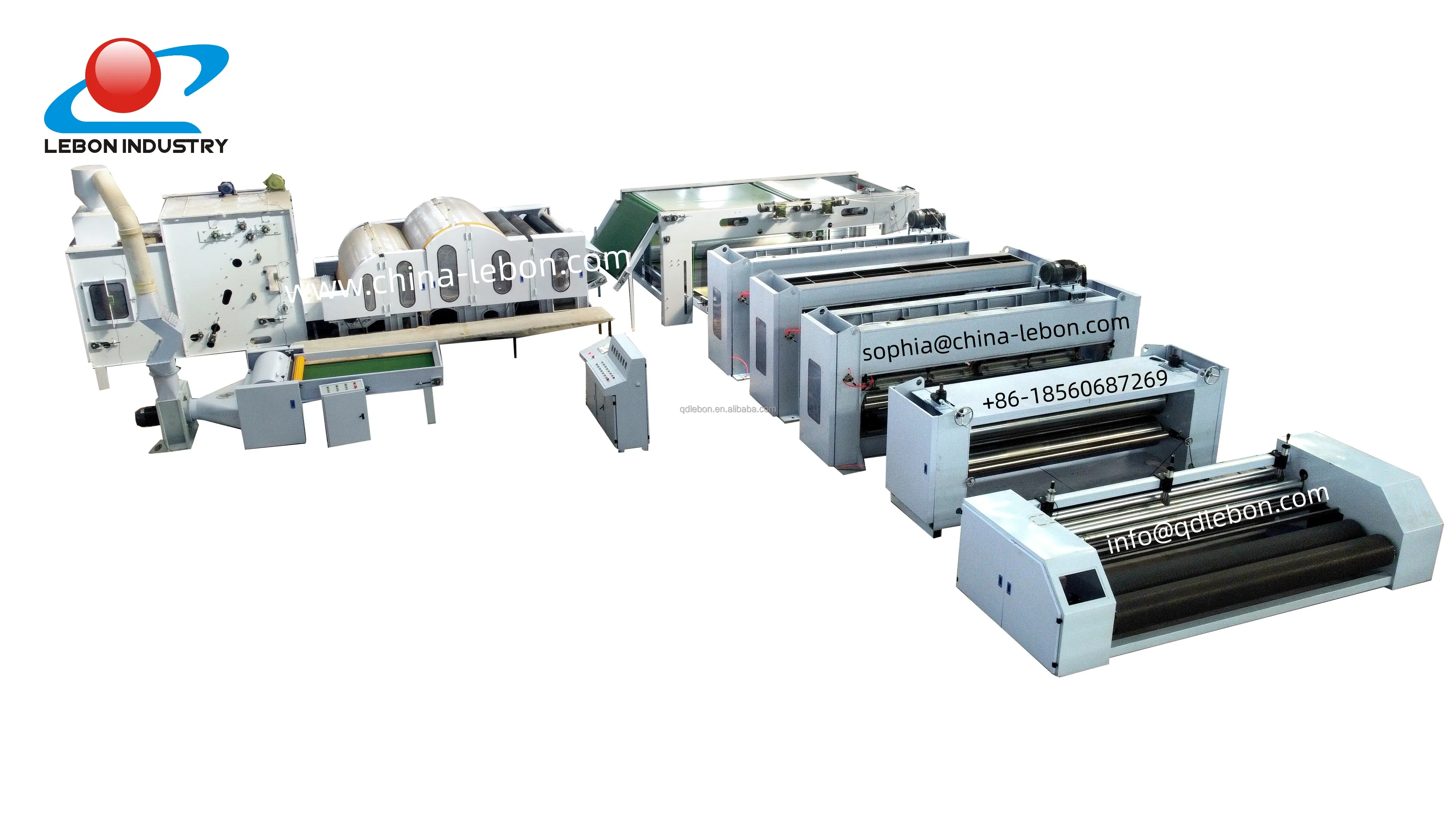 Nonwoven Geotextile Felt Needle Punched Carpet Fabric Making Machine ...