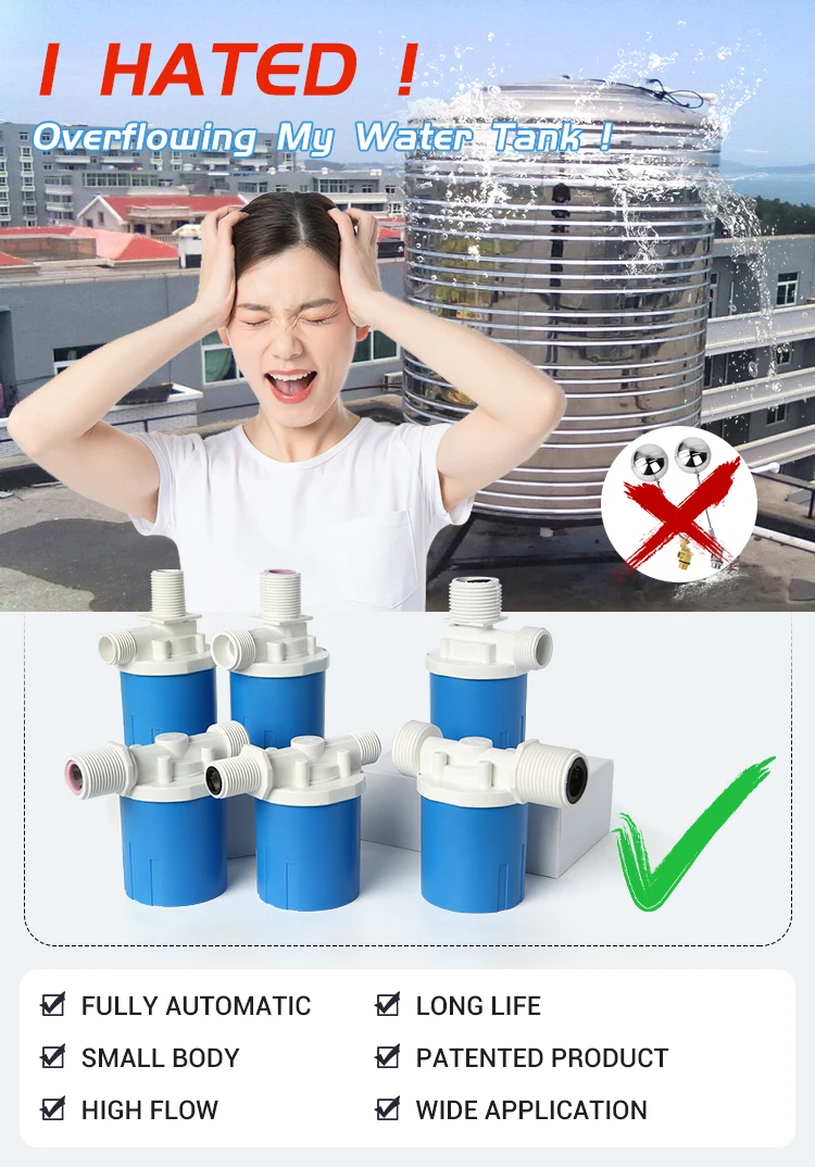 Oem Valve Inside horizontal Water Level Control Valve For Diving Tank ...