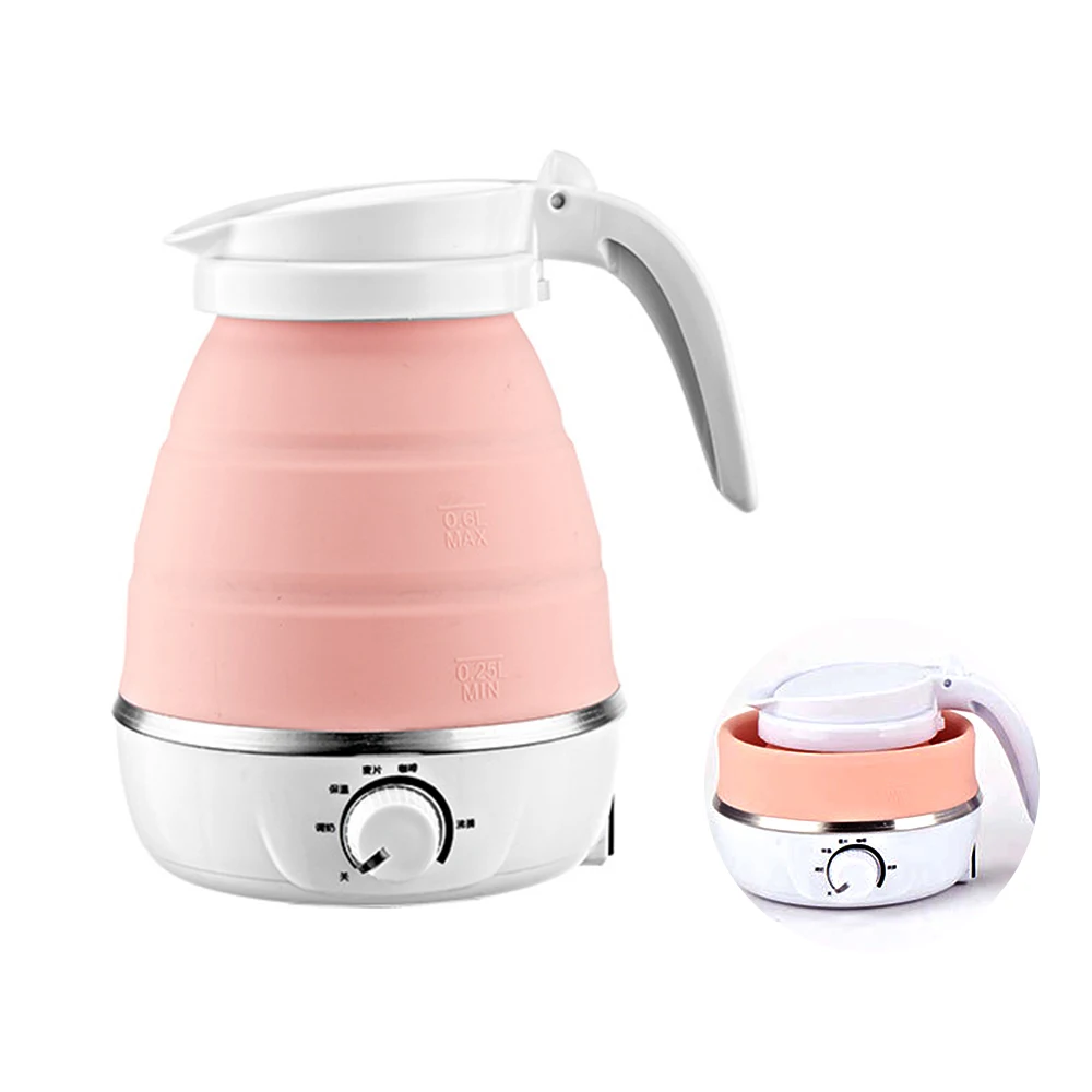 Chrt Mini Folding Kettle 600ml Silicone Hot Water Shell Intelligent ...