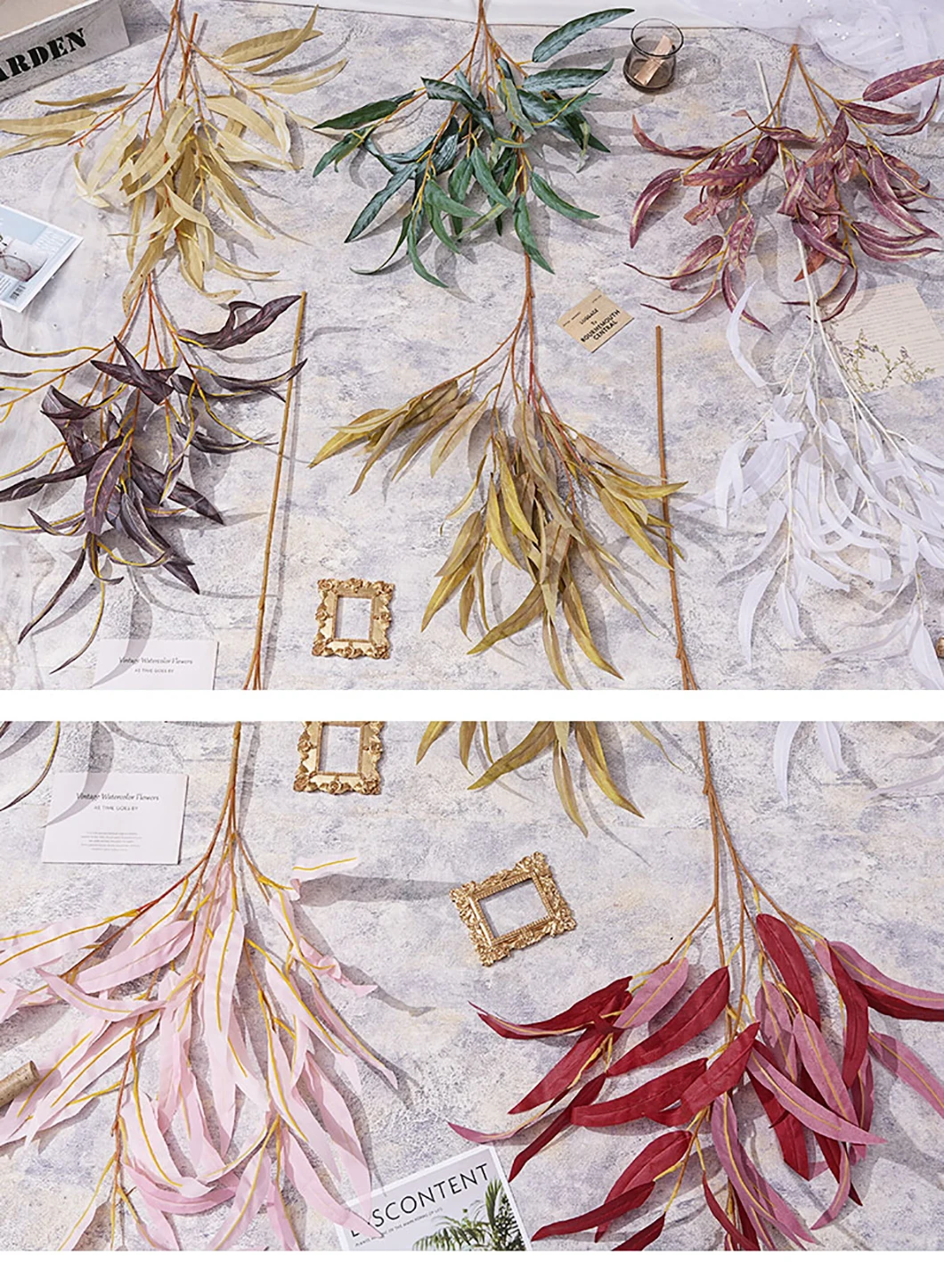 Phoenix Dance Willow Long Willow Leaves Curved Willow Leaves Sen ...