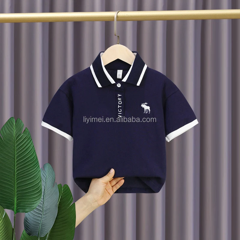 Baby Short Sleeved Clothes Kids Cotton Polo Shirts Children's Clothing Toddlers Tops - Buy ...