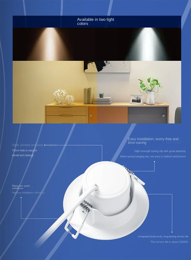 Philips Constant Bright LED Spotlight - 4W5.5W, 24° Beam Angle