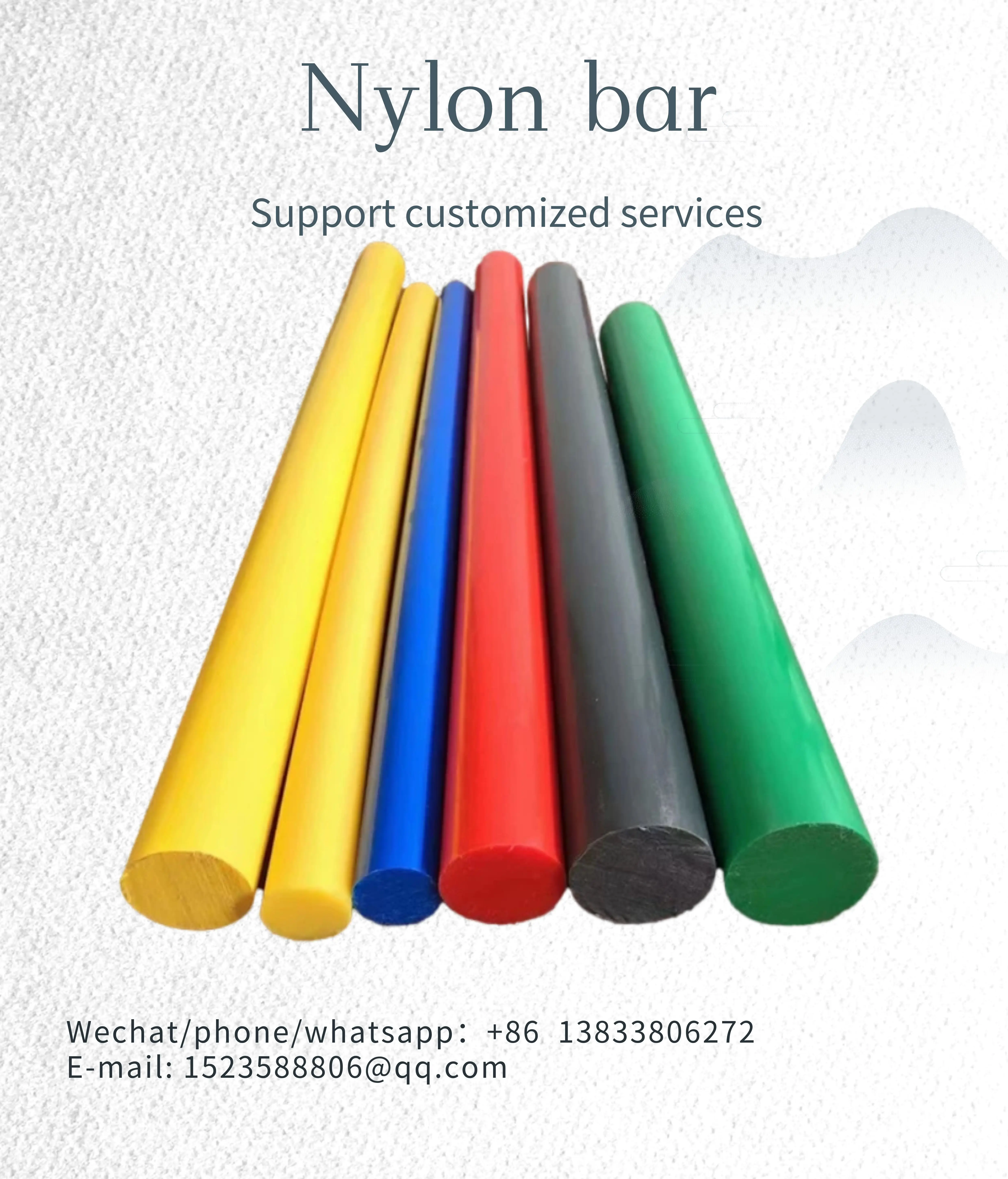 4mm 5mm 6mm 8mm 10mm Abs Pp Pvc Peek Pom Nylon Peuhmw Rod Plastic Bar ...