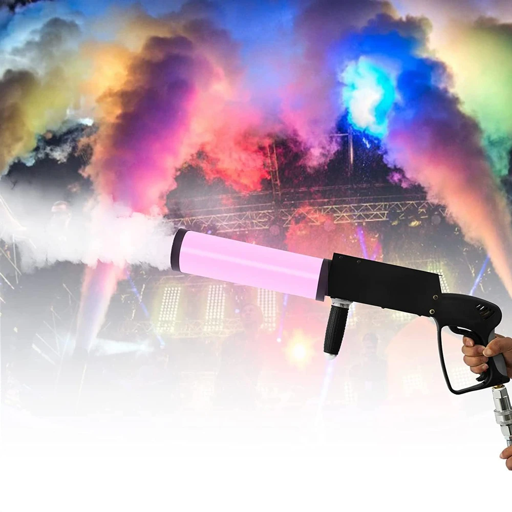 Topflashstar LED CO2 Cannon Fog Effect Portable Hand Gun Hot Sale CO2 ...