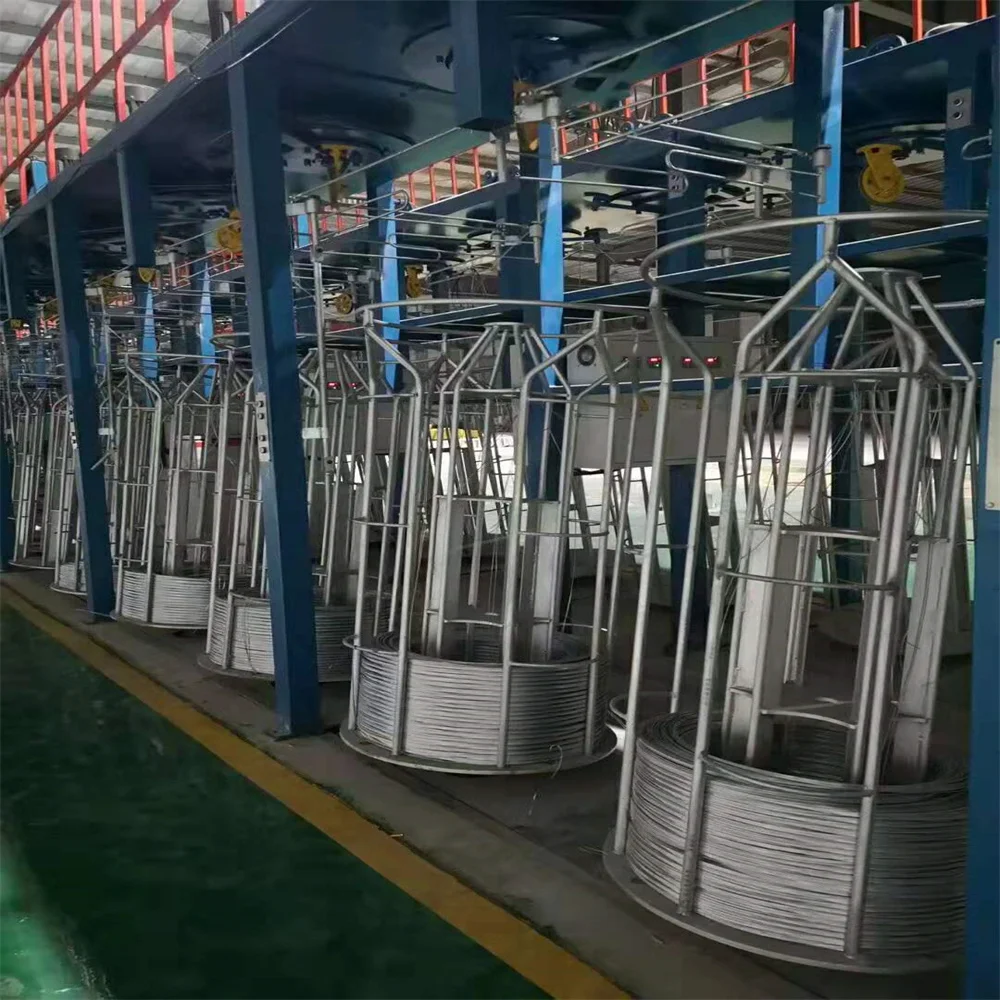 Steel Wire Galvanizing Production Line Electro Galvanized Wire ...