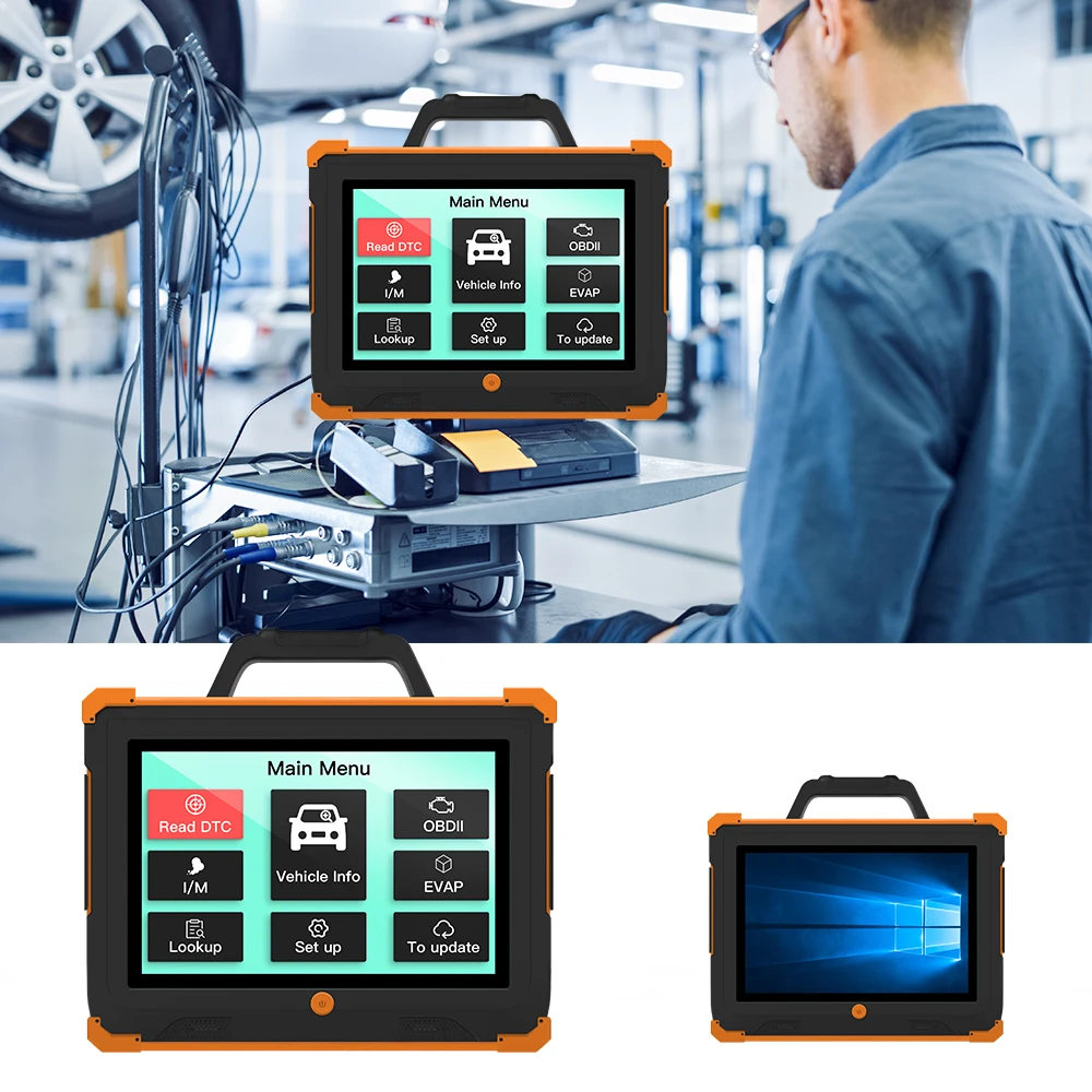 SKD Available Car Diagnosis Tablet windows OEM 10 Inch Intel Cpu ...