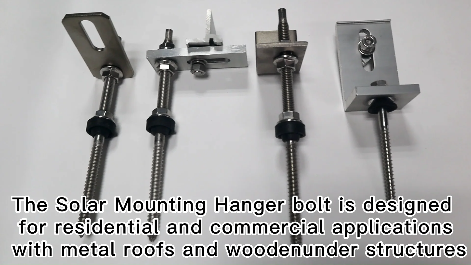 Hanger Bolt Mount Metal Roof Mount System Solar Racking - Buy Hanger ...