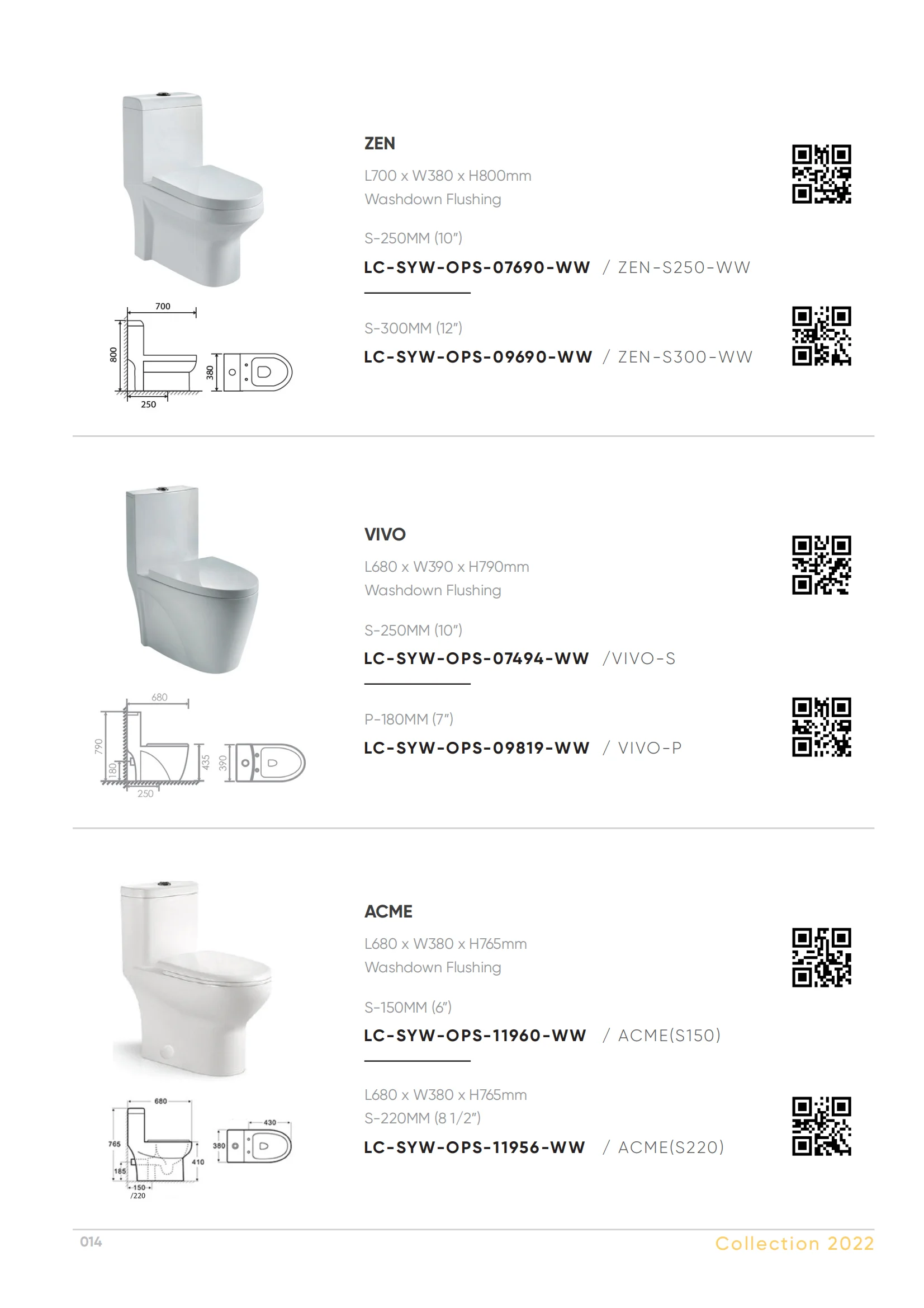 New Modern Design Ceramic Bathroom Toilets Ceramic Wash Down One Piece ...