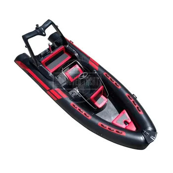 Rhib 580 Fiberglass Semi Rigid Inflatable Boat 580 With Top - Buy ...