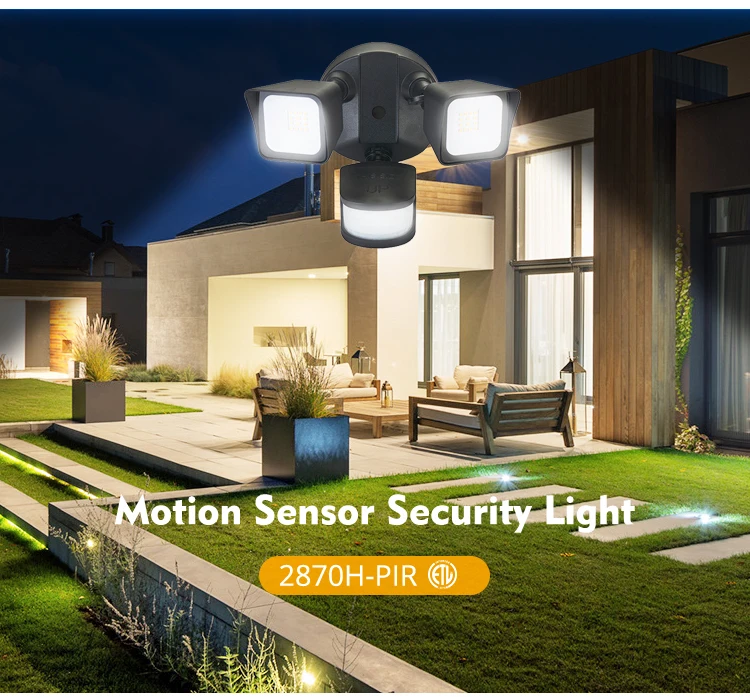 24W Smart LED Night Light - Security Motion Sensor for Garage