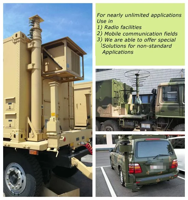 3m-5m Remote Controlled Electric Motor Telescopic Masts